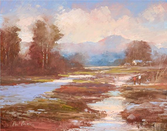 Paul Burkle | Fishing Days | MutualArt