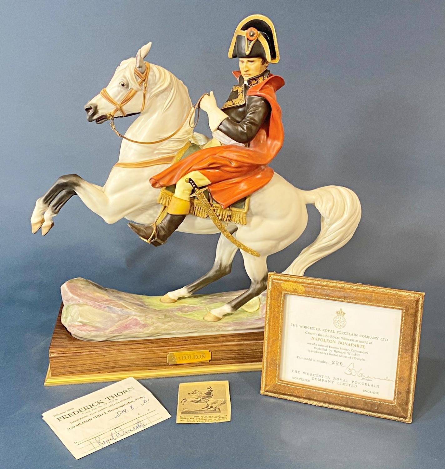 Bernard Winskill | Napoleon Bonaparte and Marengo, his horse | MutualArt