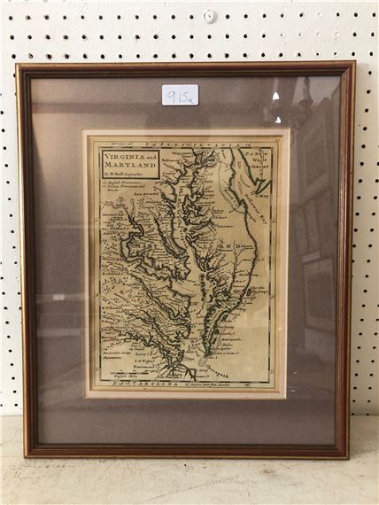 Herman Moll | Map of Virginia and Maryland (18th Century) | MutualArt