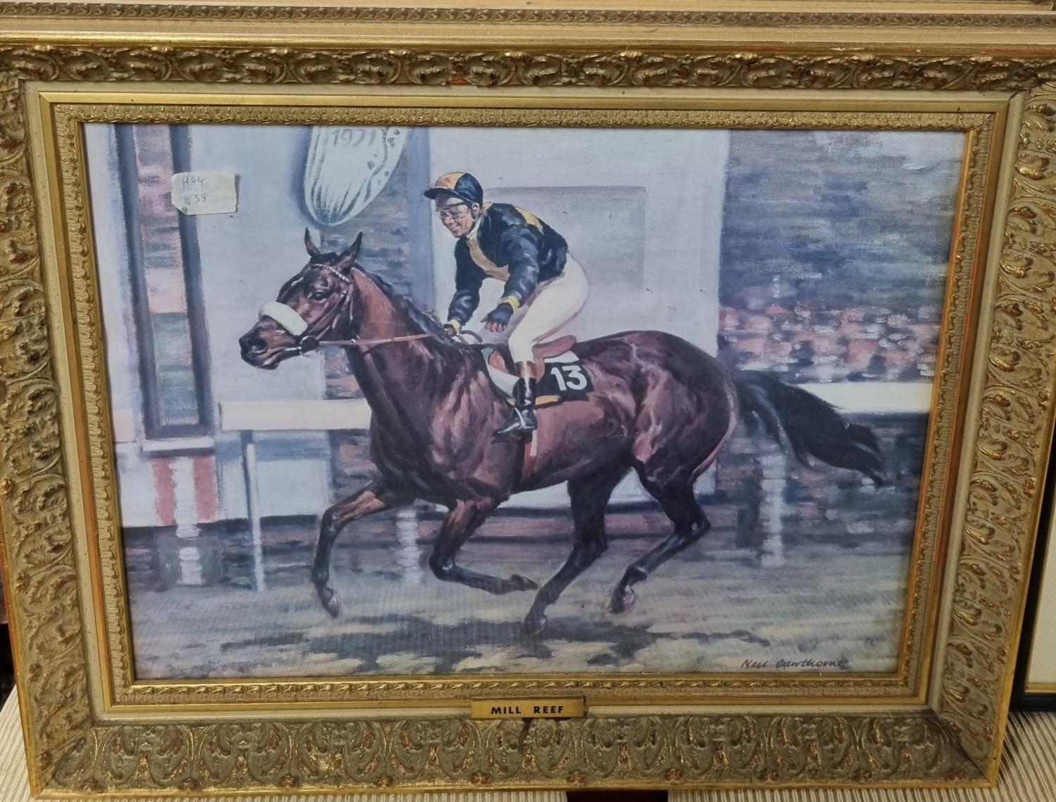 Jeff Lewis | Mill Reef with Jeff Lewis up and Brigadier General with ...