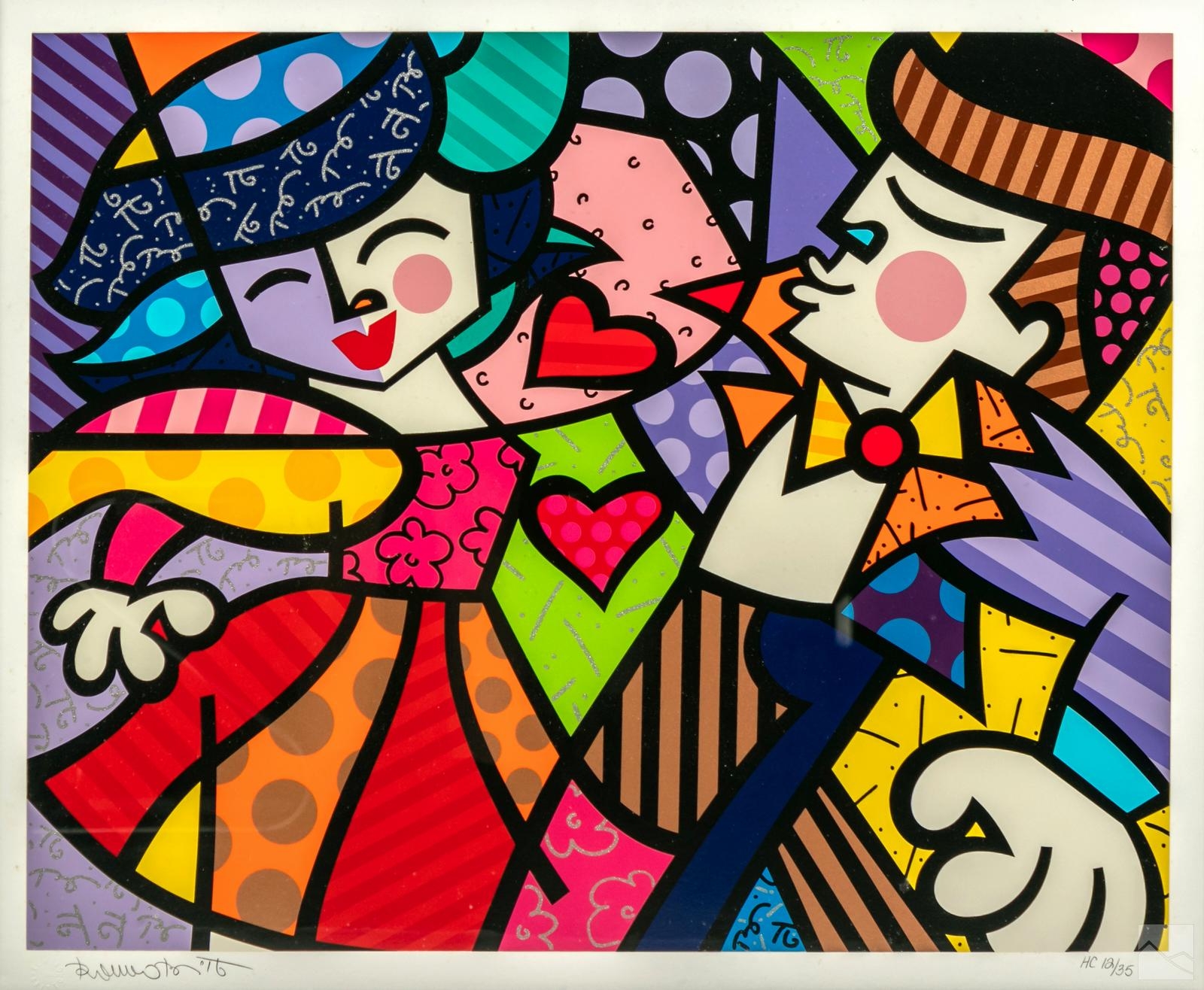 Romero Britto | Swing | MutualArt
