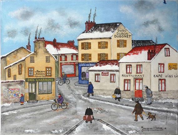 Jacques Hara | Bourgade de province | MutualArt