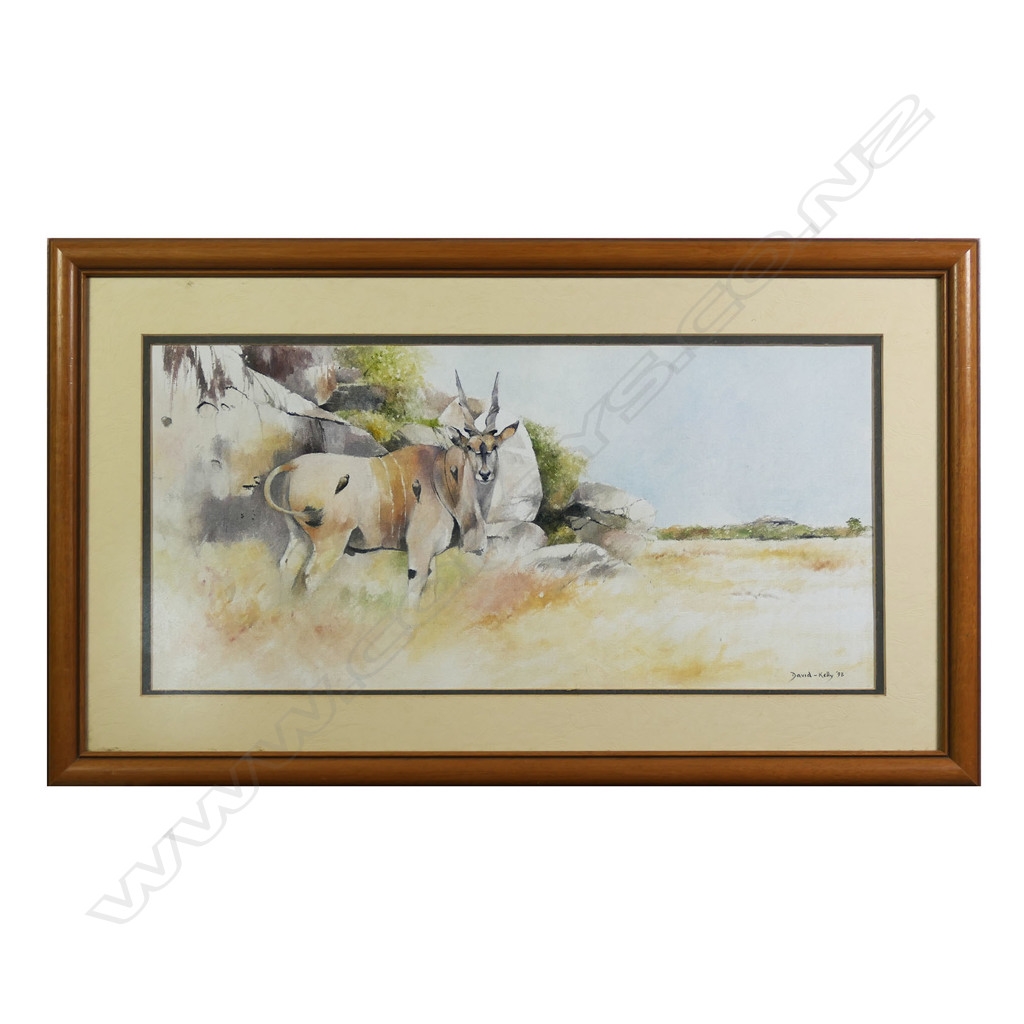 David Kelly | Kudu and Rocks (93) | MutualArt