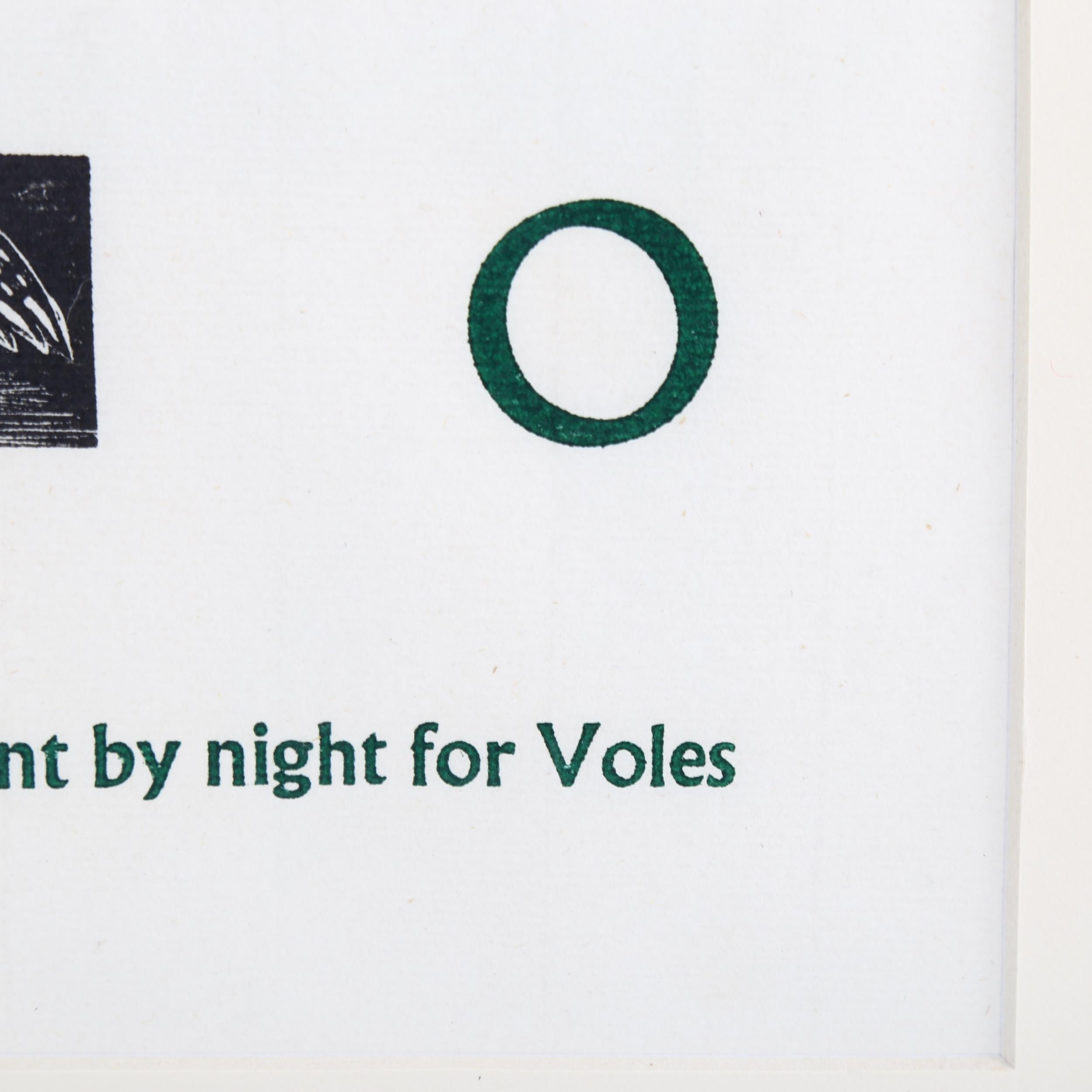 Enid Marx | Owls hunt by night for Voles (1937) | MutualArt