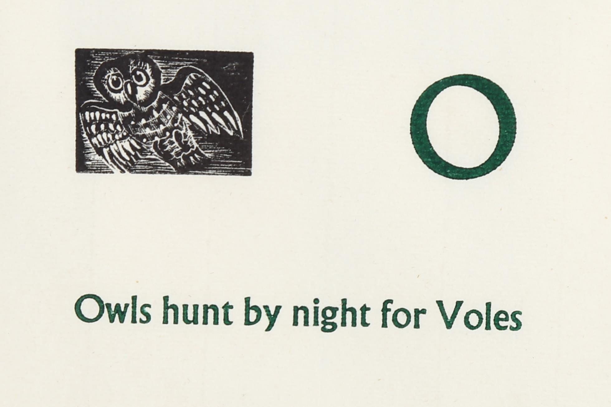 Enid Marx | Owls hunt by night for Voles (1937) | MutualArt