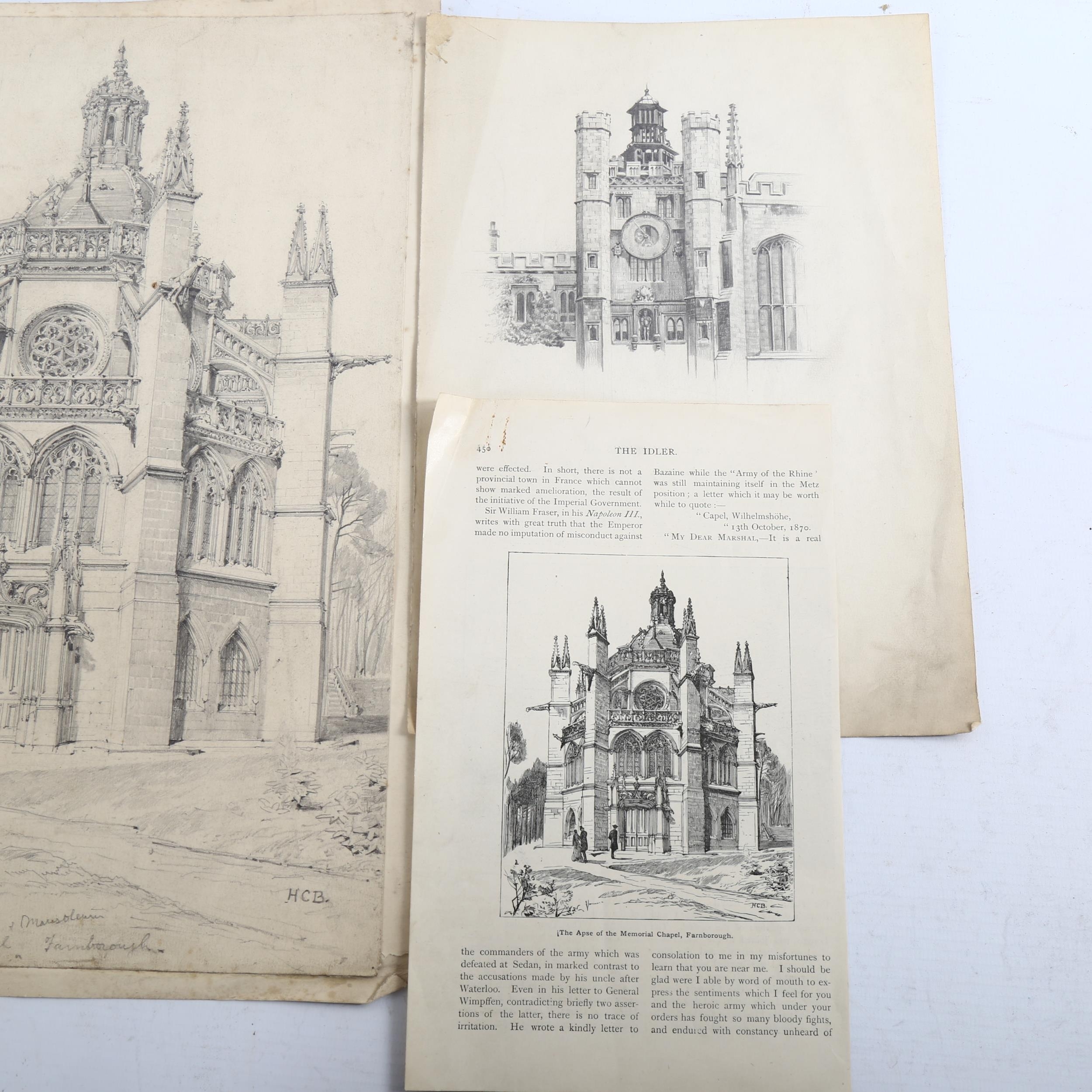 Henry Charles Brewer | The memorial chapel at Farnborough | MutualArt