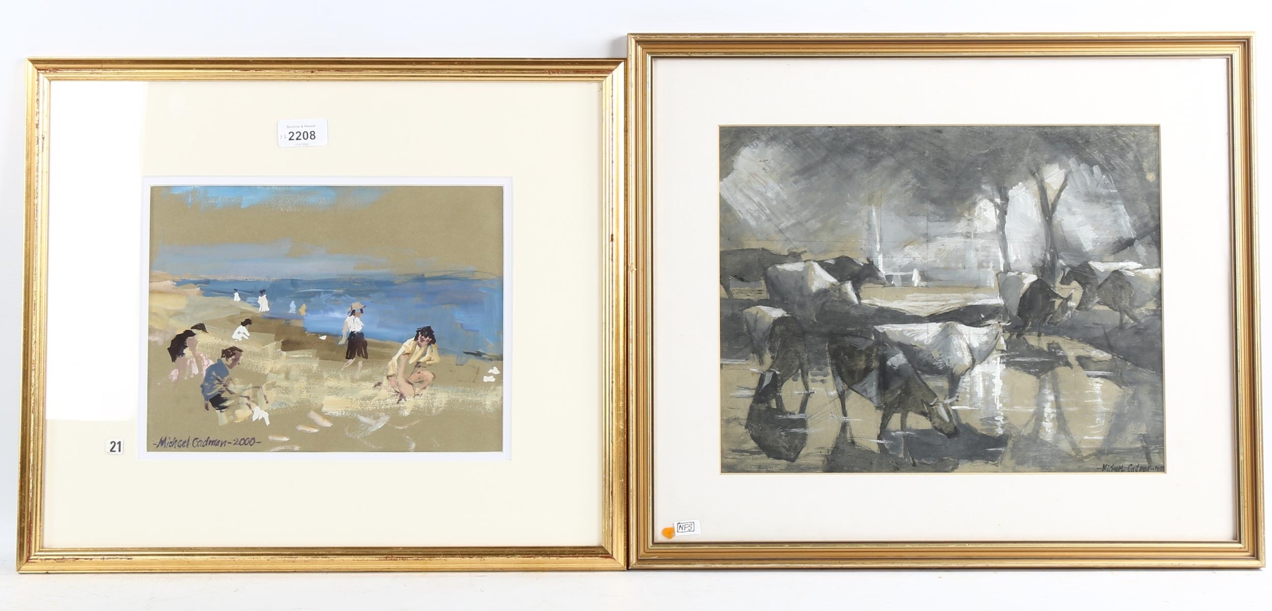 Michael Lawrence Cadman | Beach scene (1953 - 2000) | MutualArt