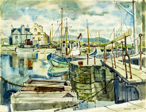 Alexander Inglis | The Little Port (1958) | MutualArt