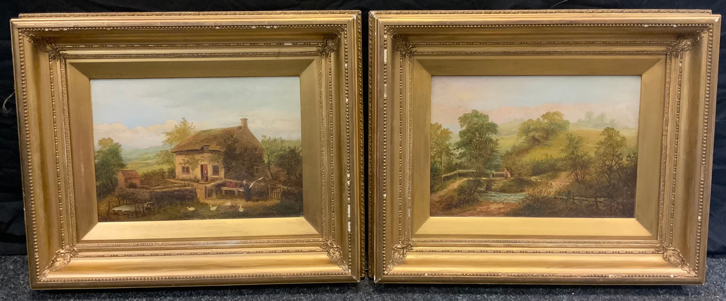 Charles Rowbotham | The Homestead and The Bridge Crossing | MutualArt