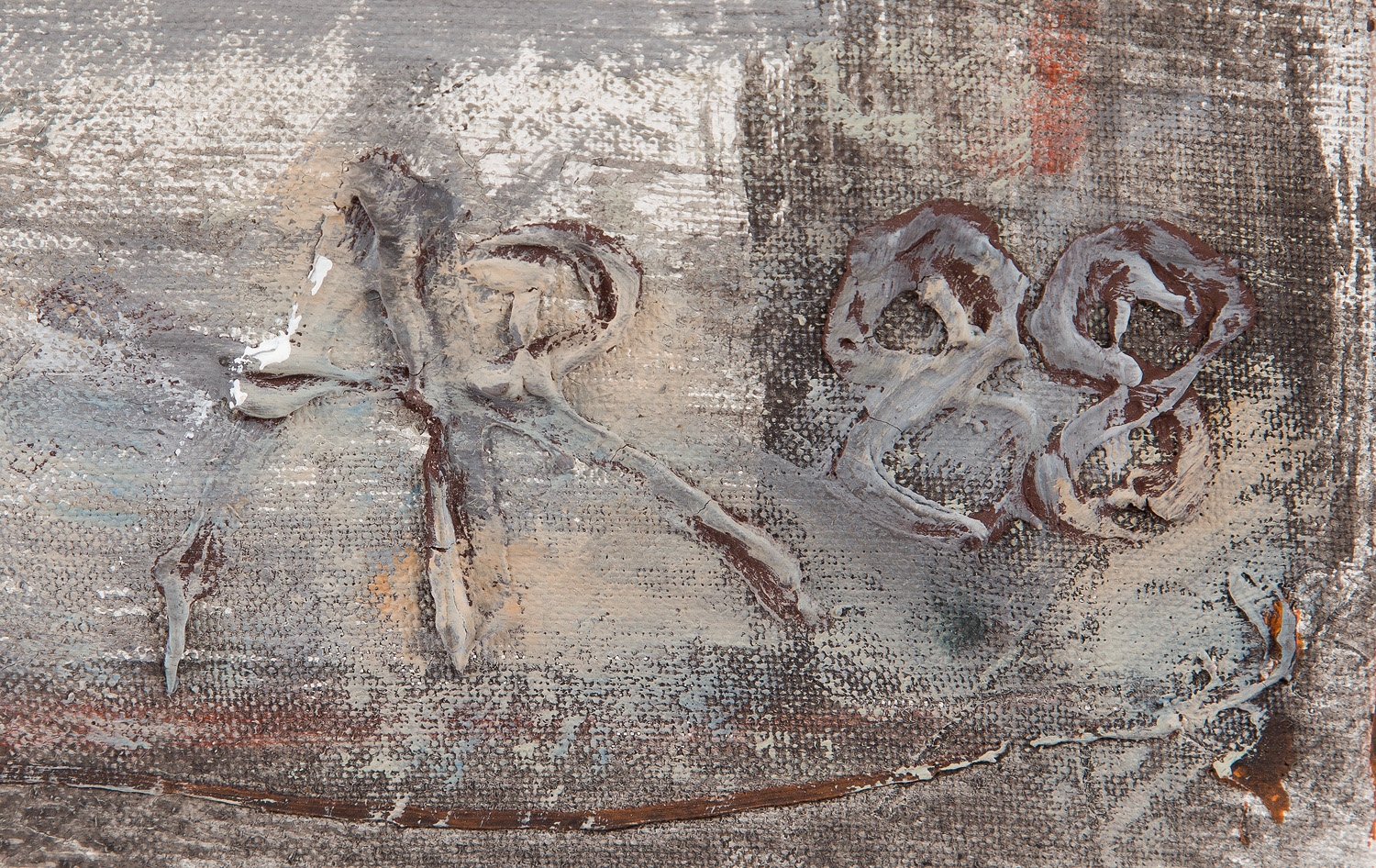 Aleksander Roszkowski | Figure with raised arms (1988) | MutualArt
