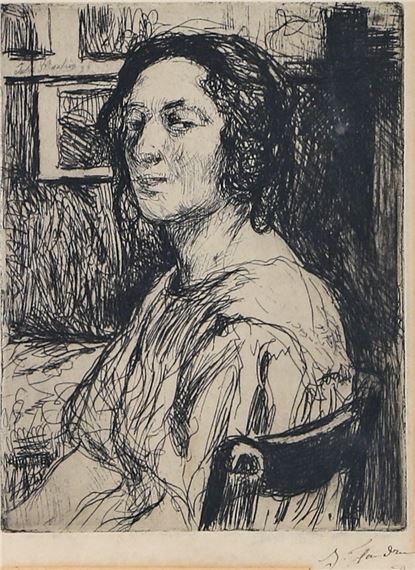 David R. Anderson | Portrait of Jules Flandrin; Parisian street scene ...