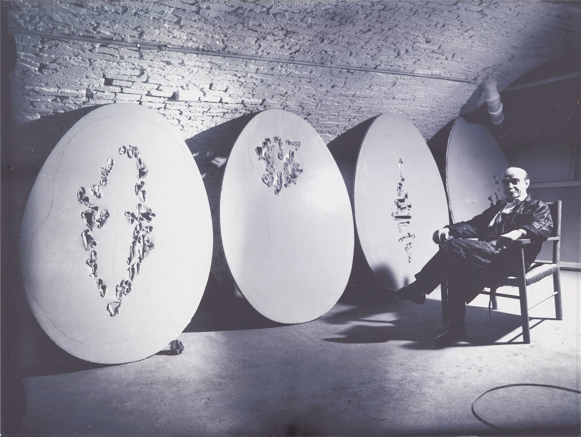 Orazio Bacci | a. Photo of Lucio Fontana b. Photo of A Letter from ...