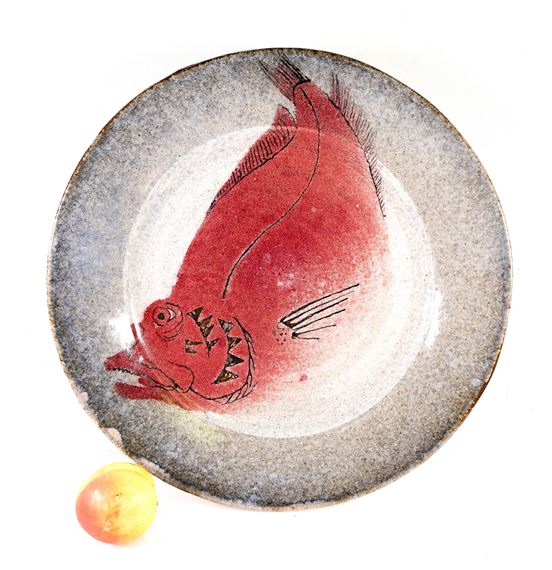 Alan Bennett | Large Pottery Fish Bowl (1980) | MutualArt