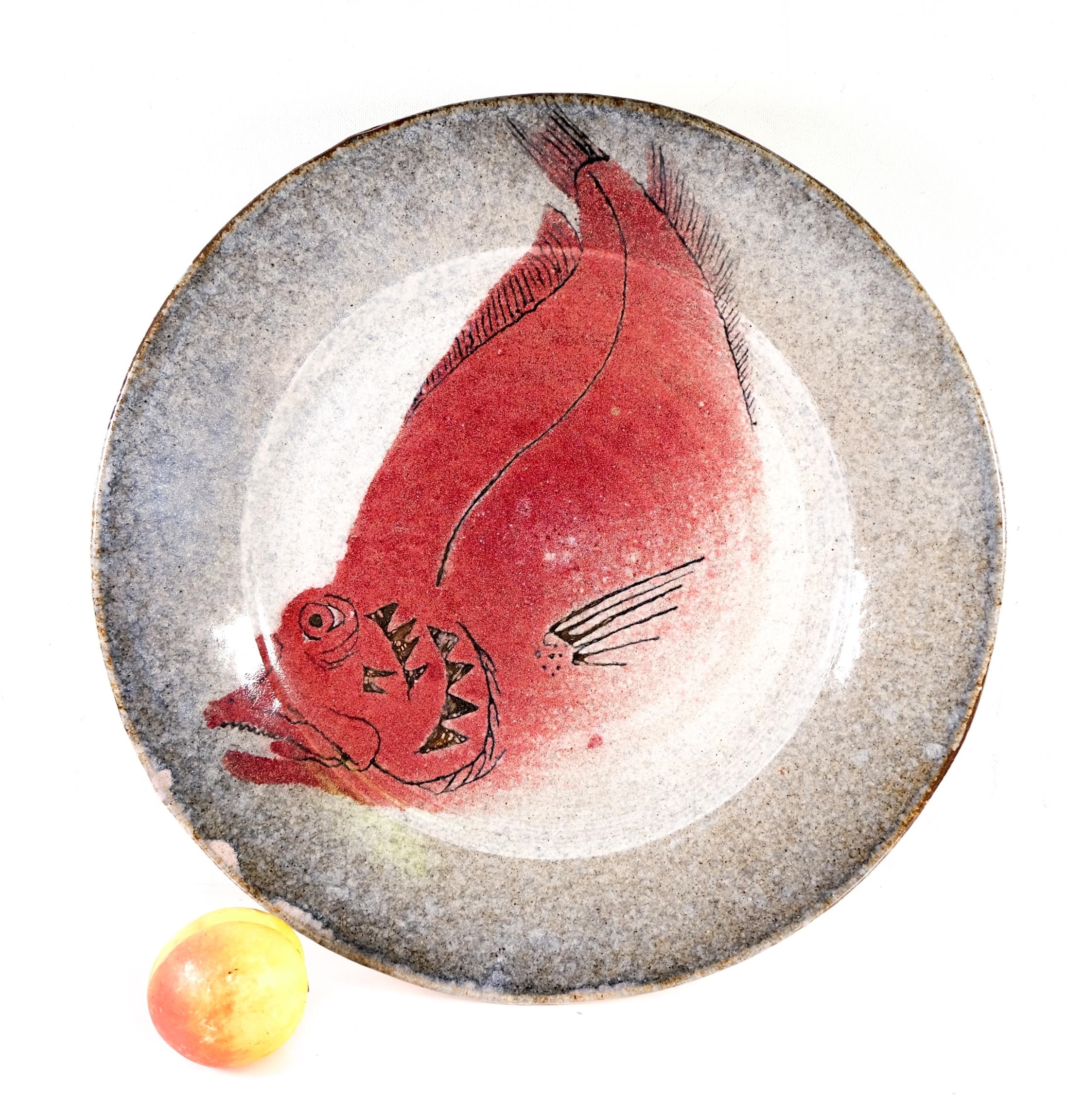 Alan Bennett | Large Pottery Fish Bowl (1980) | MutualArt