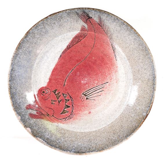 Alan Bennett | Large Pottery Fish Bowl (1980) | MutualArt