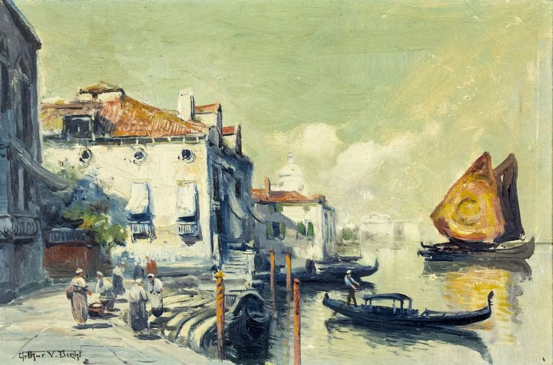 Arthur V. Diehl | Cityscape - Venice | MutualArt