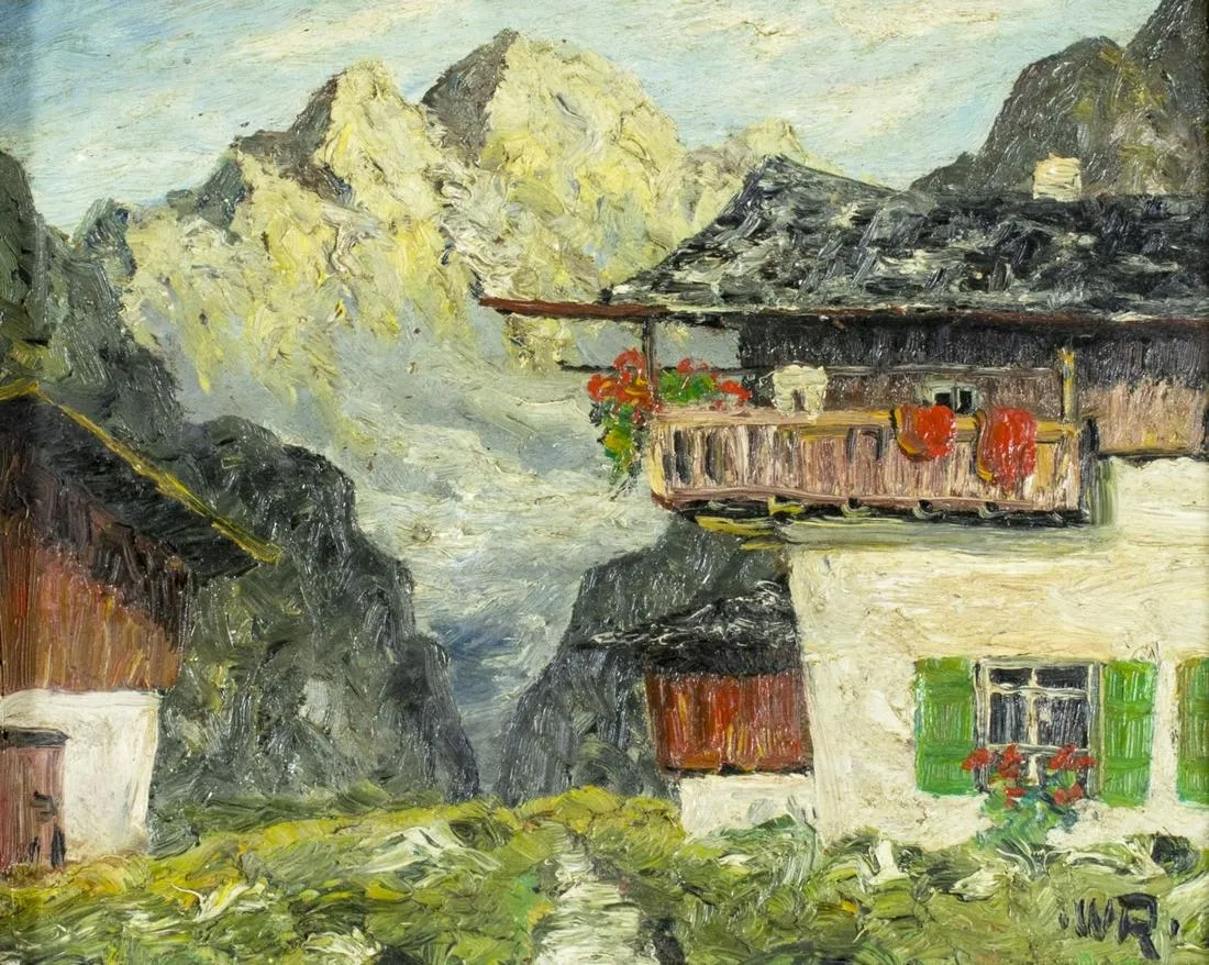 Austrian School, 20th Century | Alpine Landscape | MutualArt