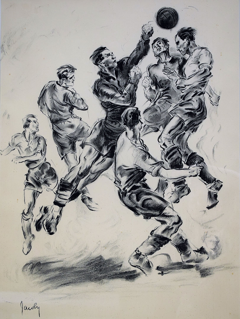 Jean Jacoby | The football match | MutualArt