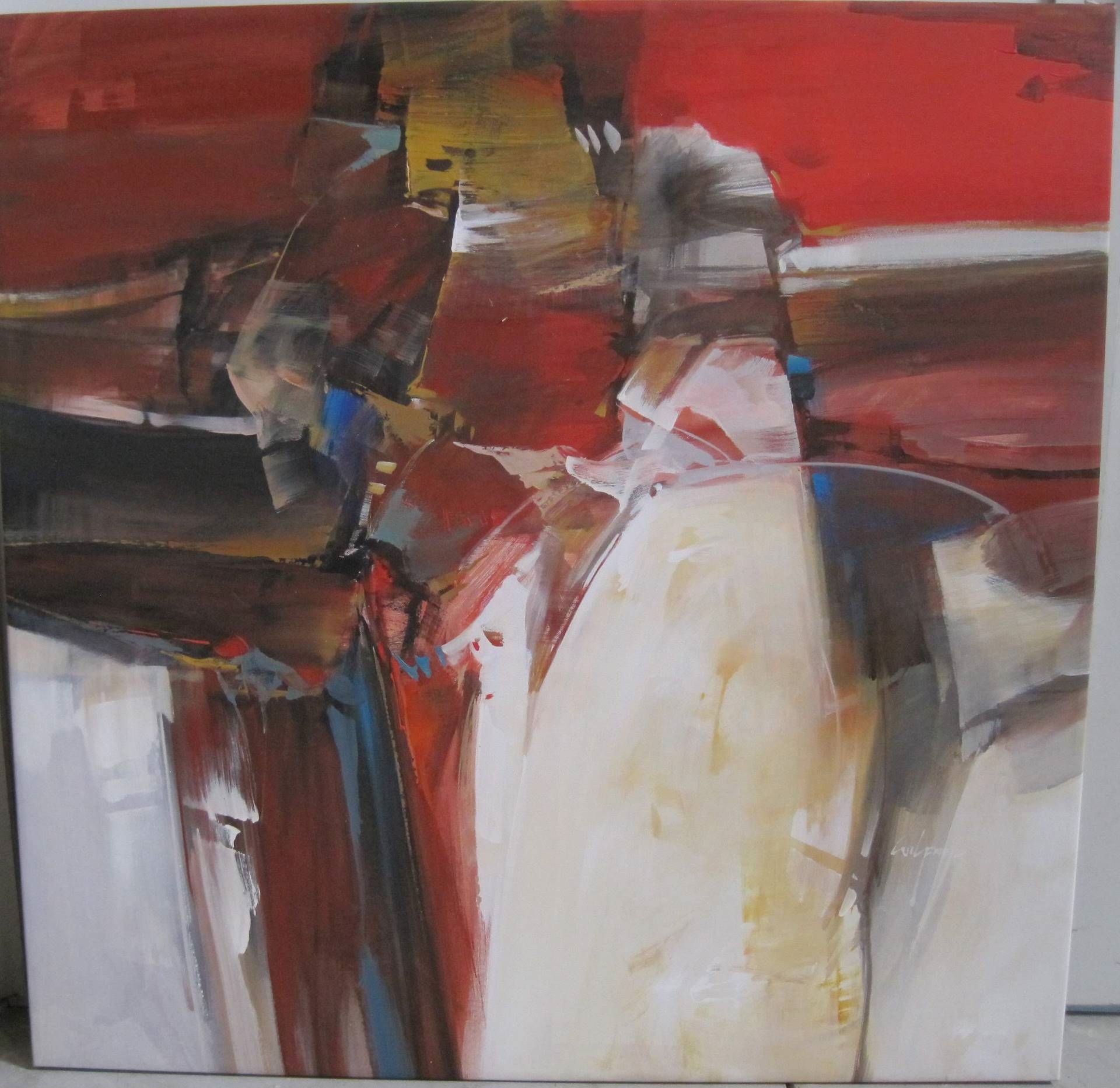 Wilfred Lang | WILFRED (born 1954), German artist, Oil on canvas signed ...