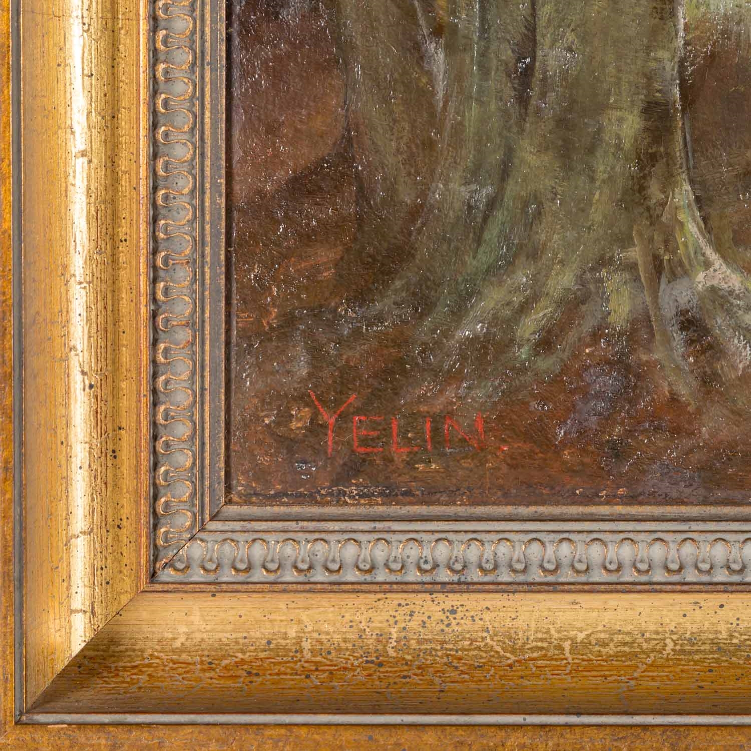 Rudolf Yelin the Elder | Two Girls at the Edge of the Forest | MutualArt