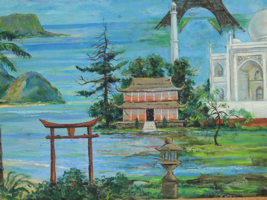 Steven Cryan | Folk Naive Airforce Veteran Painting (1962) | MutualArt