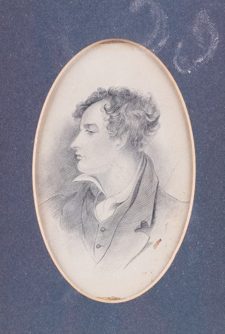 George Henry Harlow | Portrait of Lord Byron | MutualArt