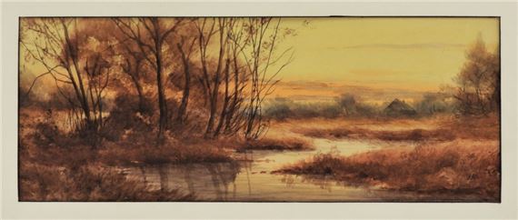 Walter Lofthouse Dean | River Landscape | MutualArt