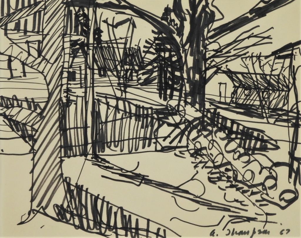 Arthur Thompson | Winter Landscape (1967) | MutualArt