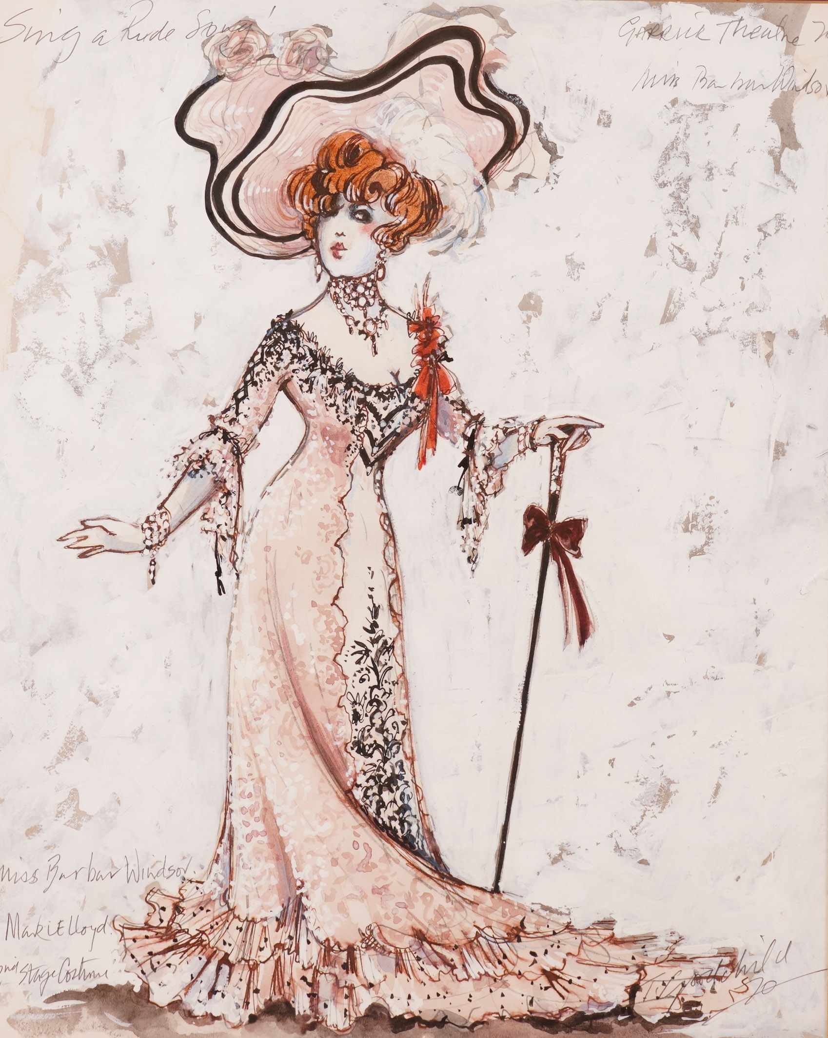 Tim Goodchild | Costume design for Barbara Windsor as Marie Lloyd in ...