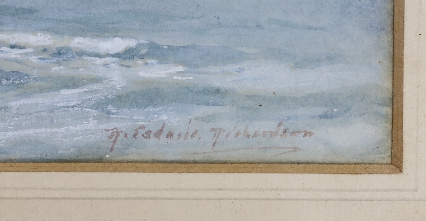 R. Esdaile Richardson | Fishing boats off the Sussex coast | MutualArt