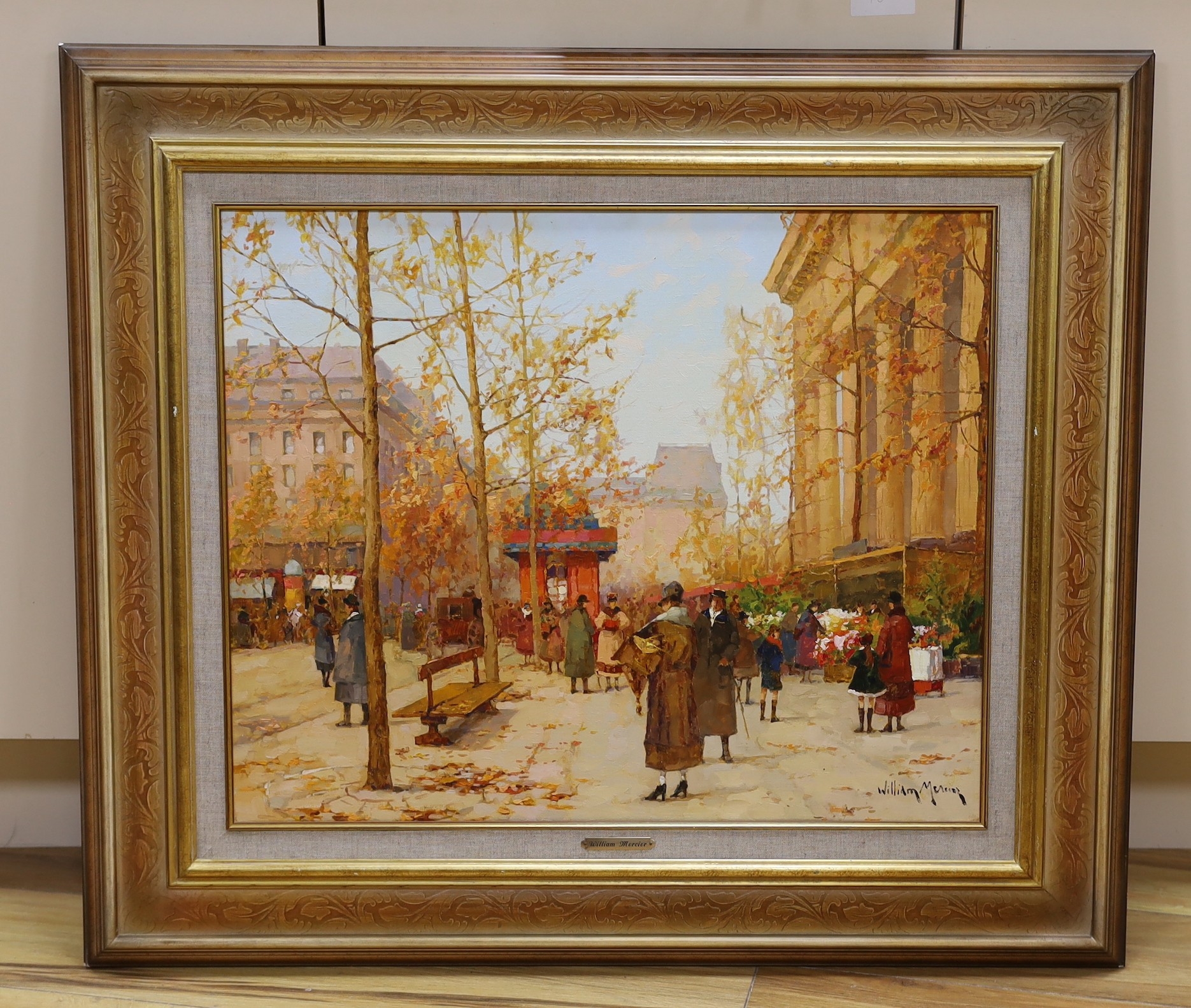 William Mercier | French street scene | MutualArt