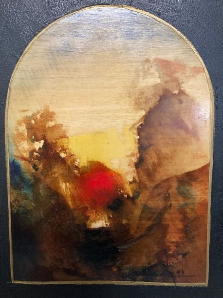 Georges Vriz | Composition on panel | MutualArt