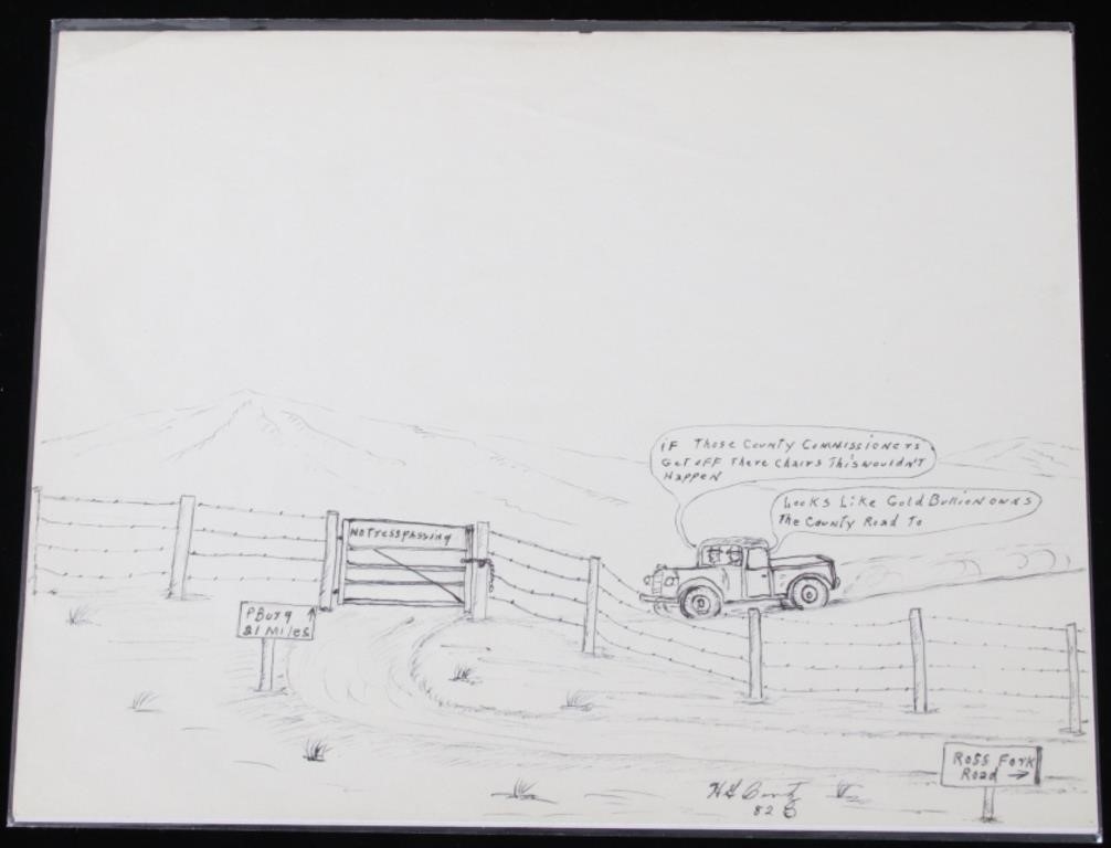 Harry Bentz | American Cowboy Folk Art (1960s - 1980s) | MutualArt