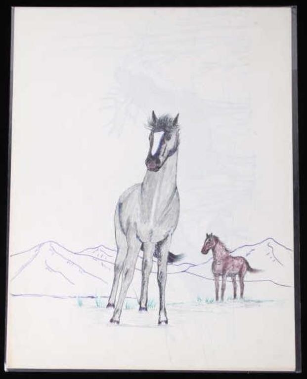 Harry Bentz | American Cowboy Folk Art (1960s - 1980s) | MutualArt
