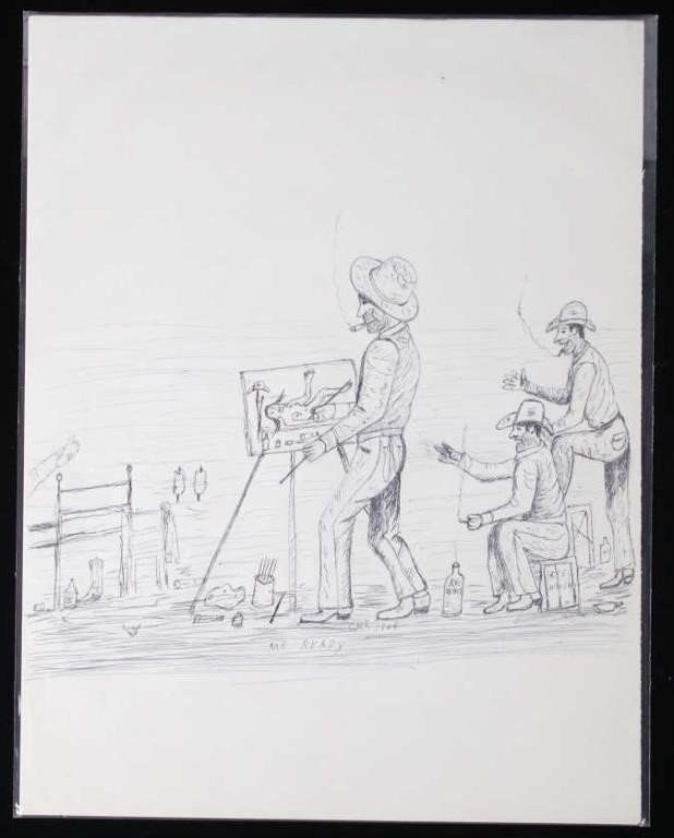 Harry Bentz | American Cowboy Folk Art (1960s - 1980s) | MutualArt