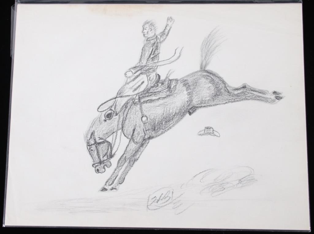 Harry Bentz | American Cowboy Folk Art (1960s - 1980s) | MutualArt