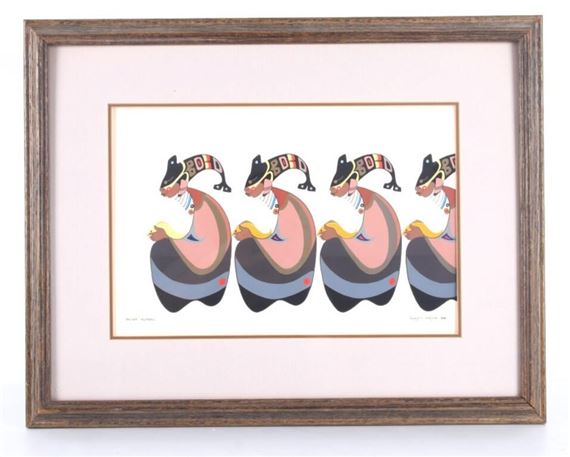 Benjamin Harjo Jr. | Ancient Hunters (1989) | MutualArt