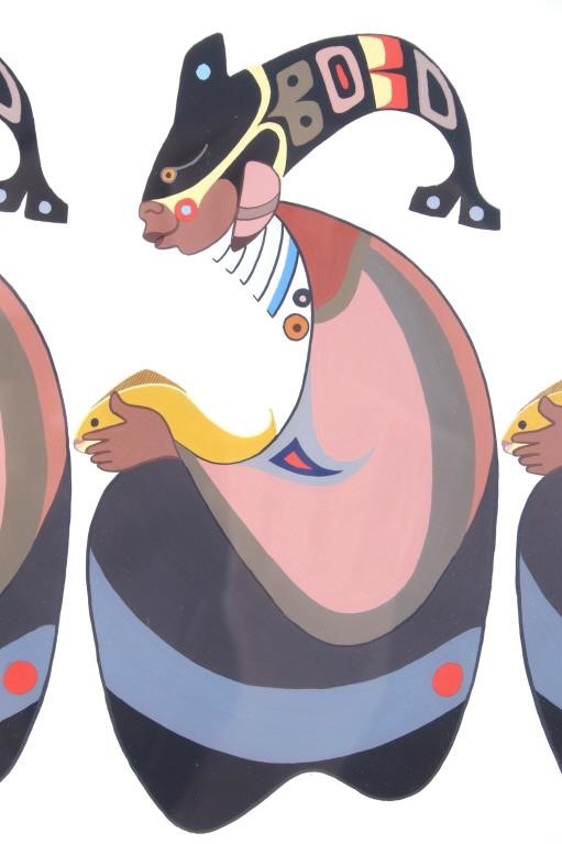 Benjamin Harjo Jr. | Ancient Hunters (1989) | MutualArt