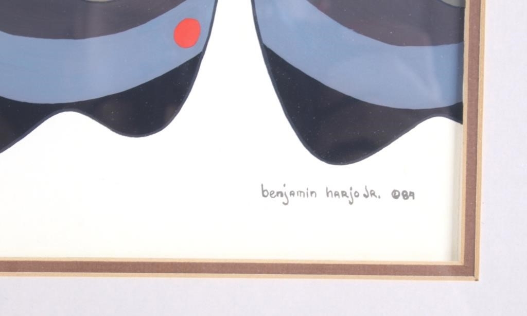 Benjamin Harjo Jr. | Ancient Hunters (1989) | MutualArt