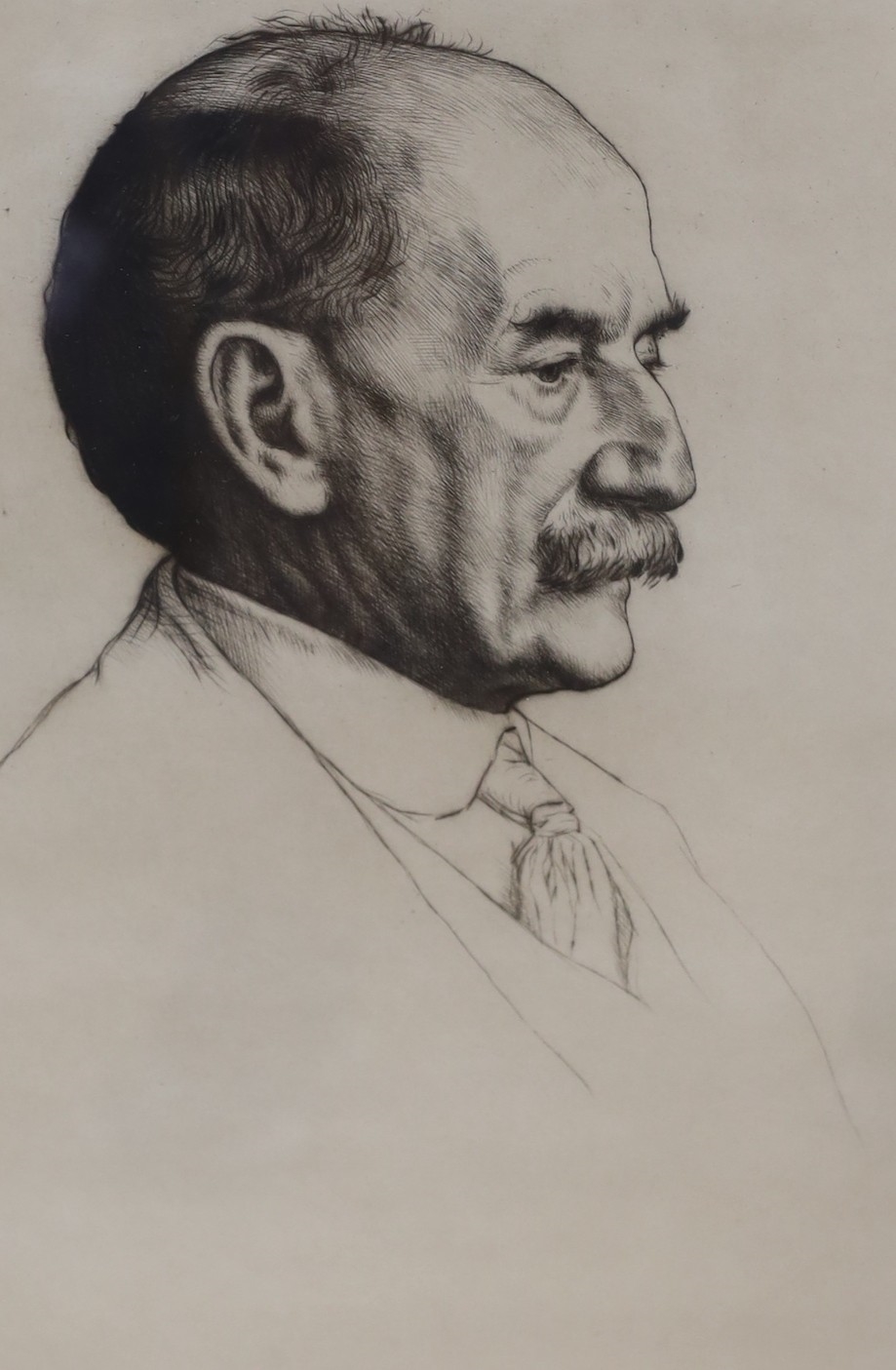 William Strang | Portraits of Thomas Hardy and another gentleman ...