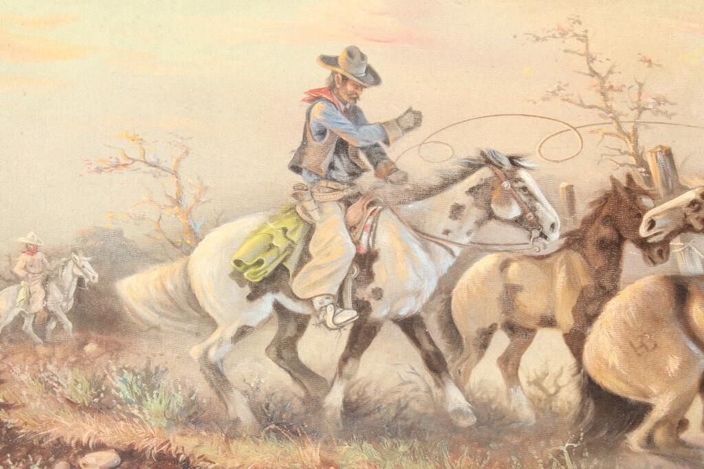 Joseph Kirkpatrick | A pair of cowboys (1920 - 1960) | MutualArt