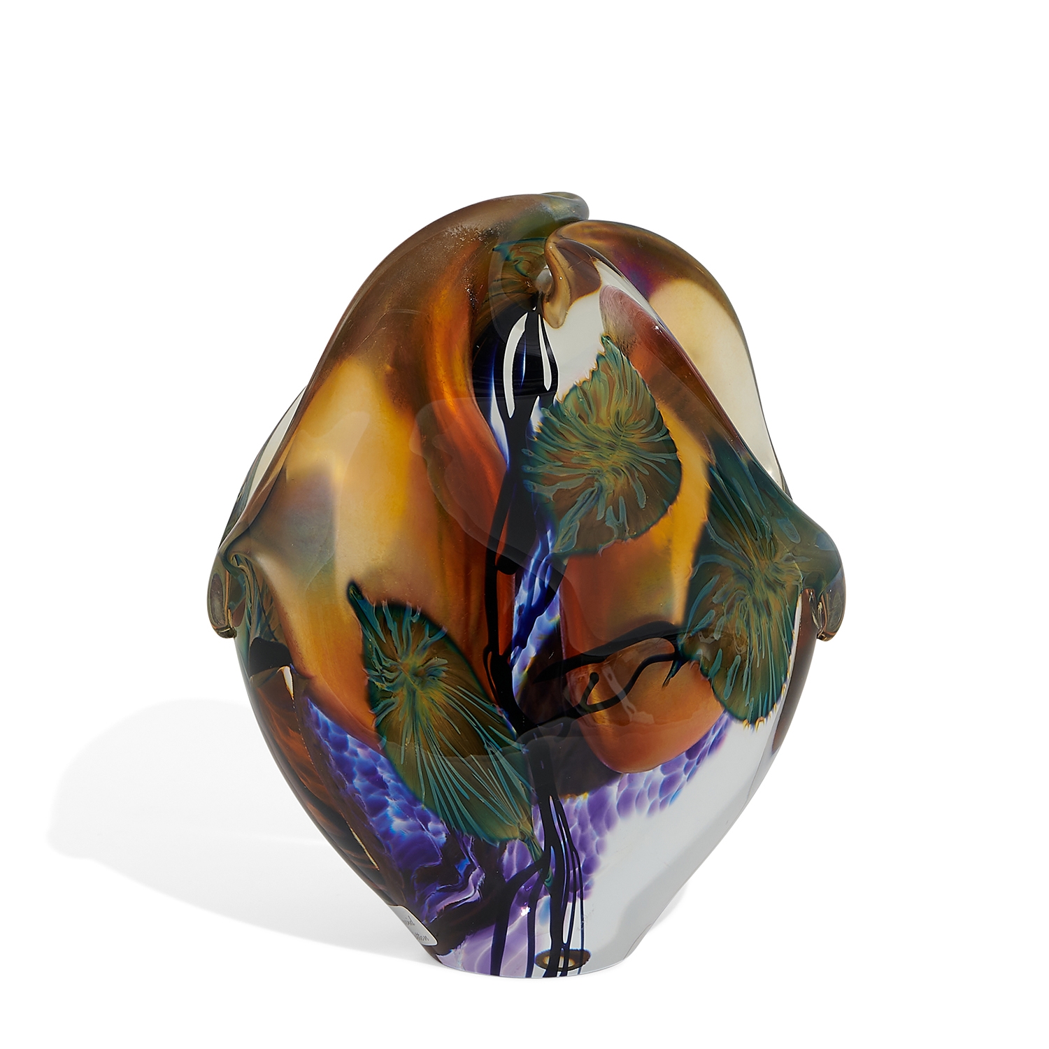 David Lotton | Organic Sculpture double throat vase (1999) | MutualArt