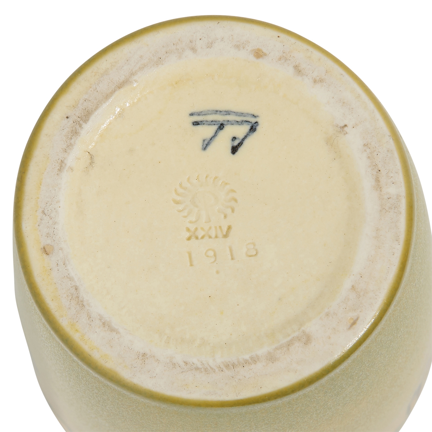 Catherine Covalenco | Vase with stylized flowering branch decoration ...