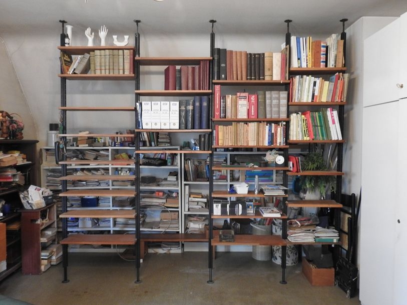 Franco Albini | : BIBLIOTHEQUE formant cloison | MutualArt