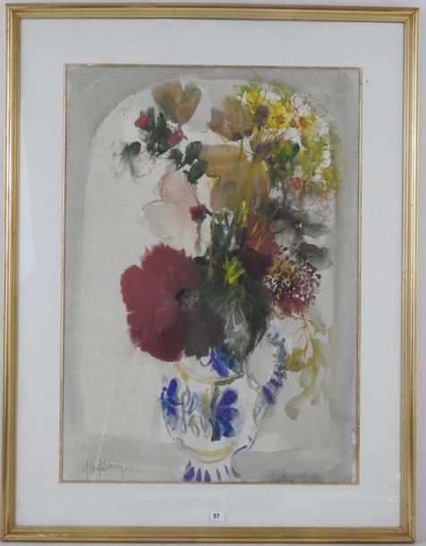 Albert Deman | : Vase de fleurs | MutualArt