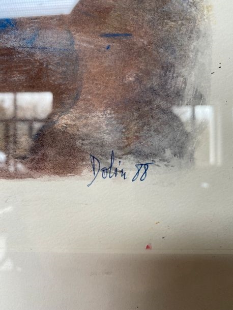 Denise Dobin | : Landscape with cypress (88) | MutualArt