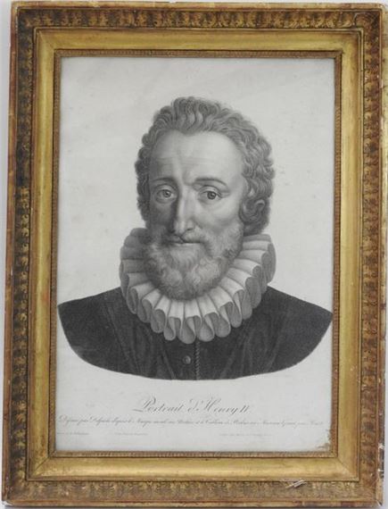 François-Séraphin‏ Délpech | Portrait of Henry IV | MutualArt