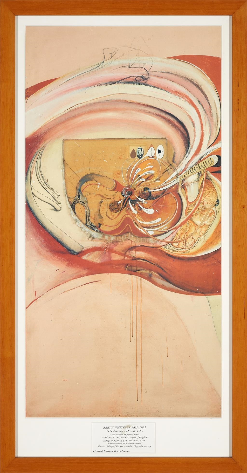 Brett Whiteley | The American Dream (1969) | MutualArt