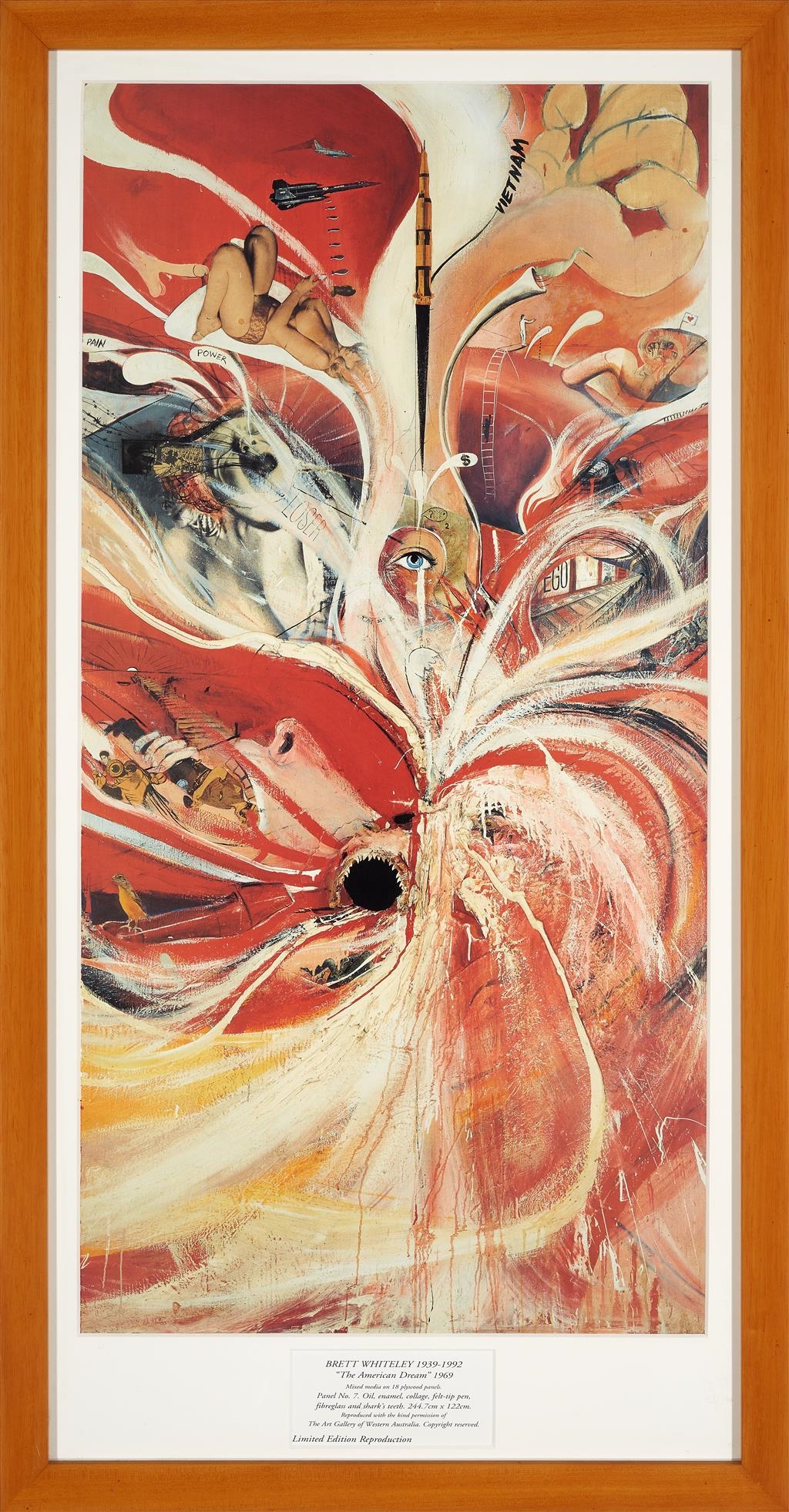 Brett Whiteley | The American Dream (1969) | MutualArt