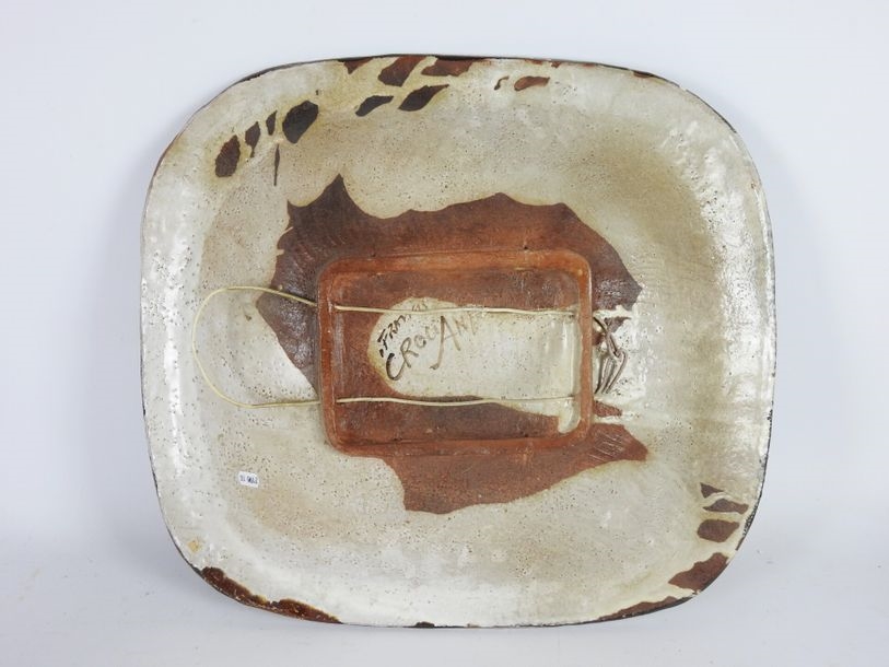 Francis Crociani | : Important enamelled earthenware dish from ...